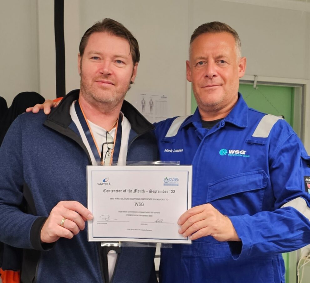 Contractor & Safety Awards Germany - WSG Energy Services